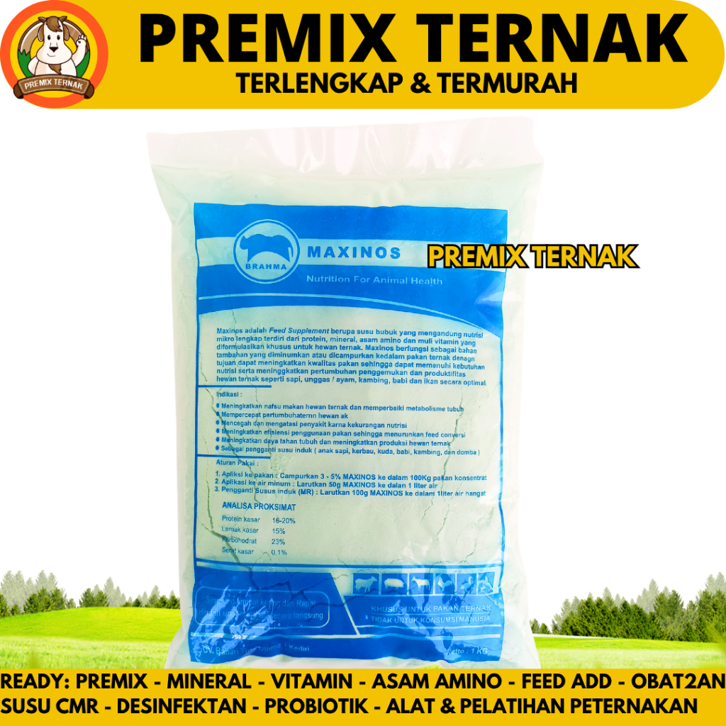 MAXINOS 1 KG - Premium Livestock Milk for Cattle Buffalo Horses Goats ...