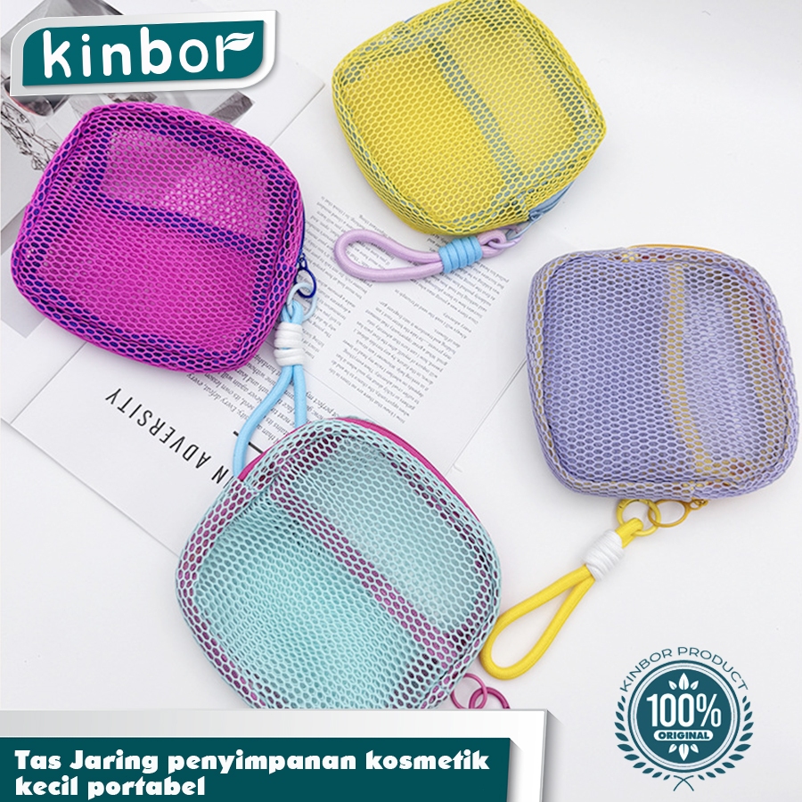 Korean Mesh Makeup Pouch Mini Pouch/ | Shopee Philippines