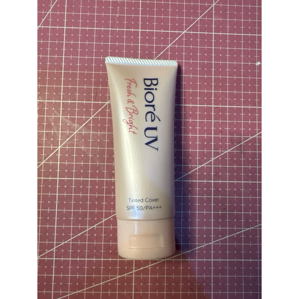 Biore uv fresh & bright spf 50 pa+++ tinted cover 30g | Shopee Philippines