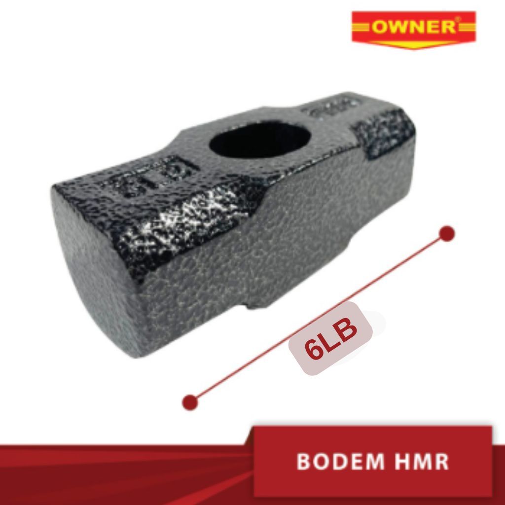 HMR BODEM HAMMER 6LB BODEM HAMMER HEAD Without Handle / 6 LB Handleless ...