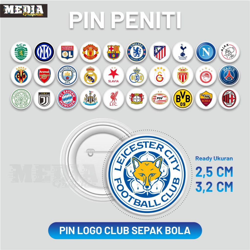 Safety Pin Brooch Pin/ Football Club Pin/ Ball Brooch Pin/ Ball Pin ...