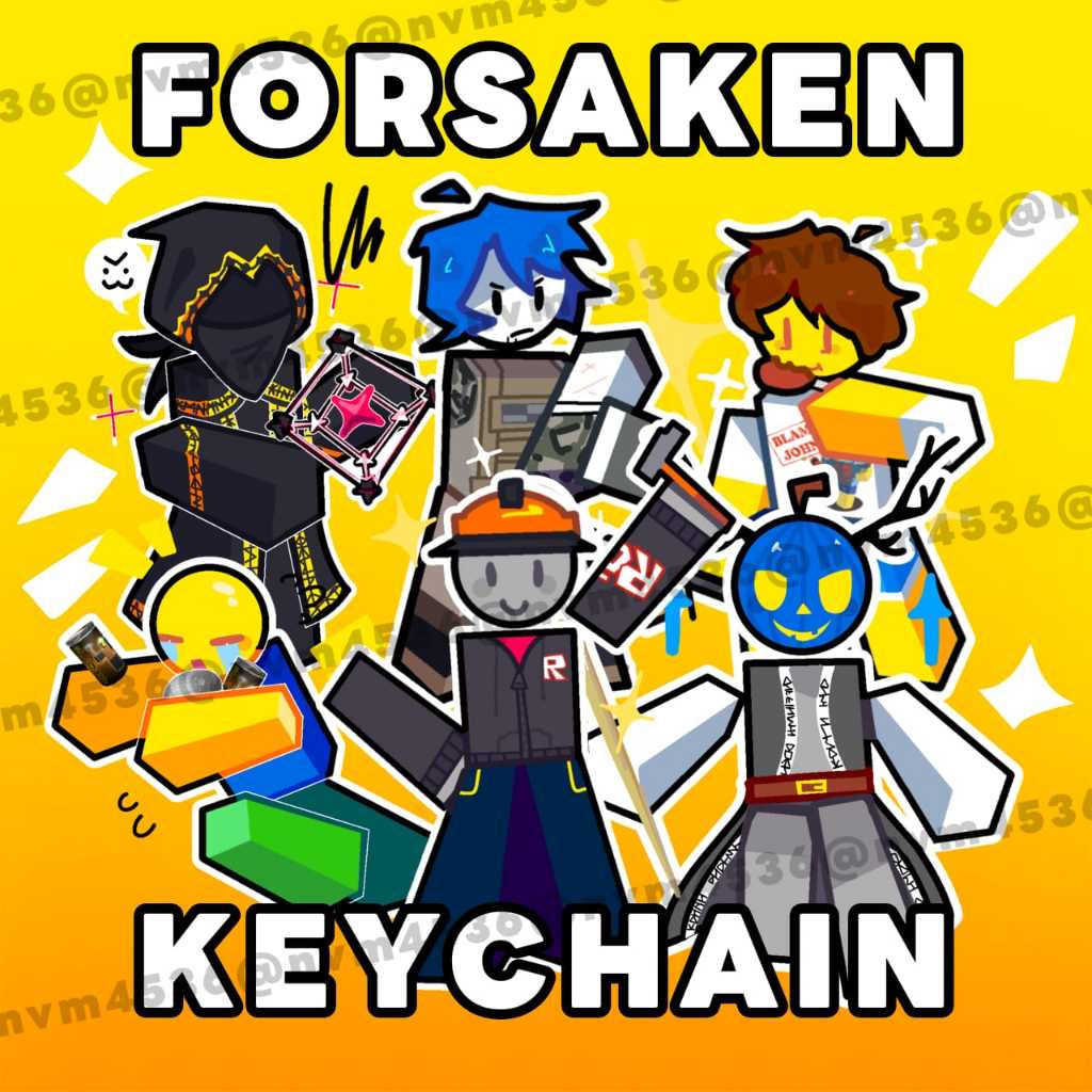 GANTUNGAN ROBLOX Keychain - FORSAKEN | Shopee Philippines