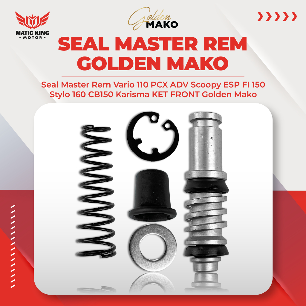 Golden Mako Sil Seal Master Brake Kit Front Vario ADV PCX Scoopy Stylo ...