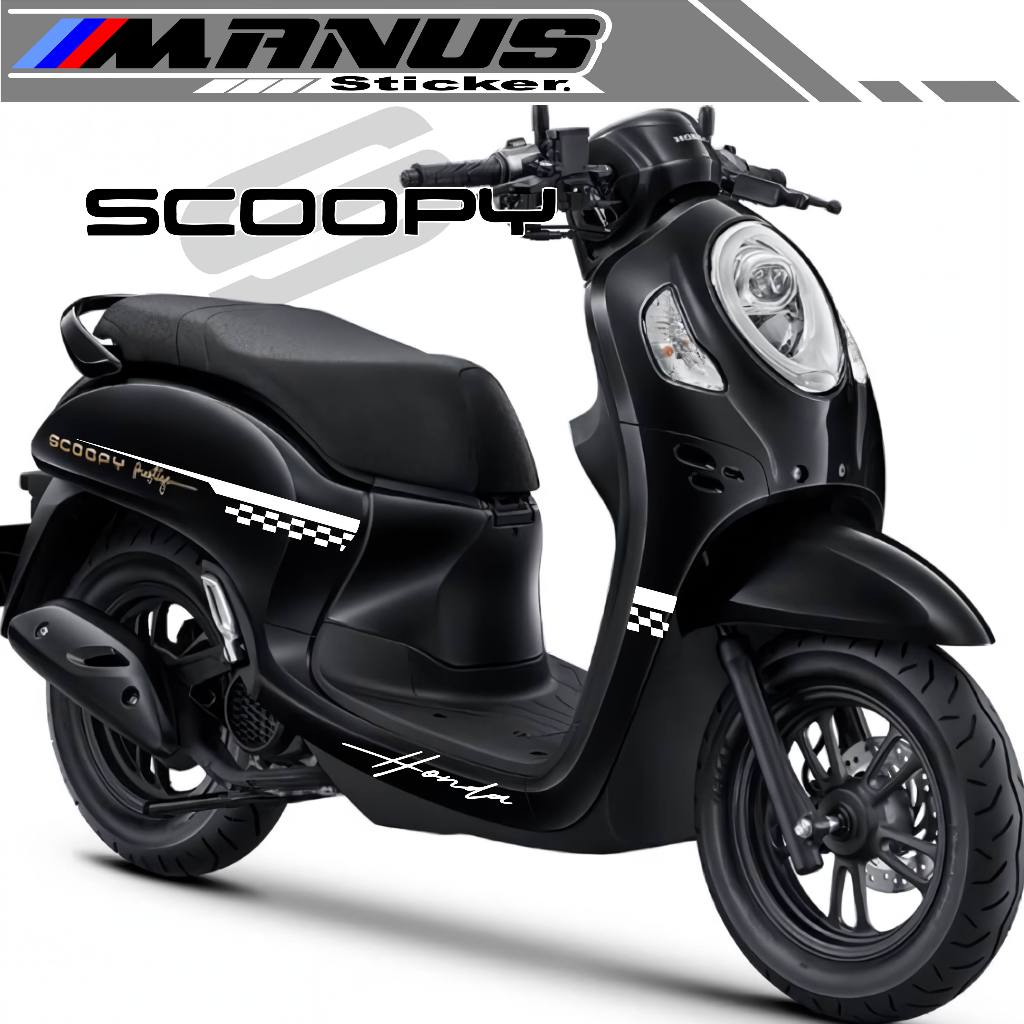 1A/STRIPING SCOOPY SETIKER/ONE SET BODY STICKER/CUTTING SCOOPY ...