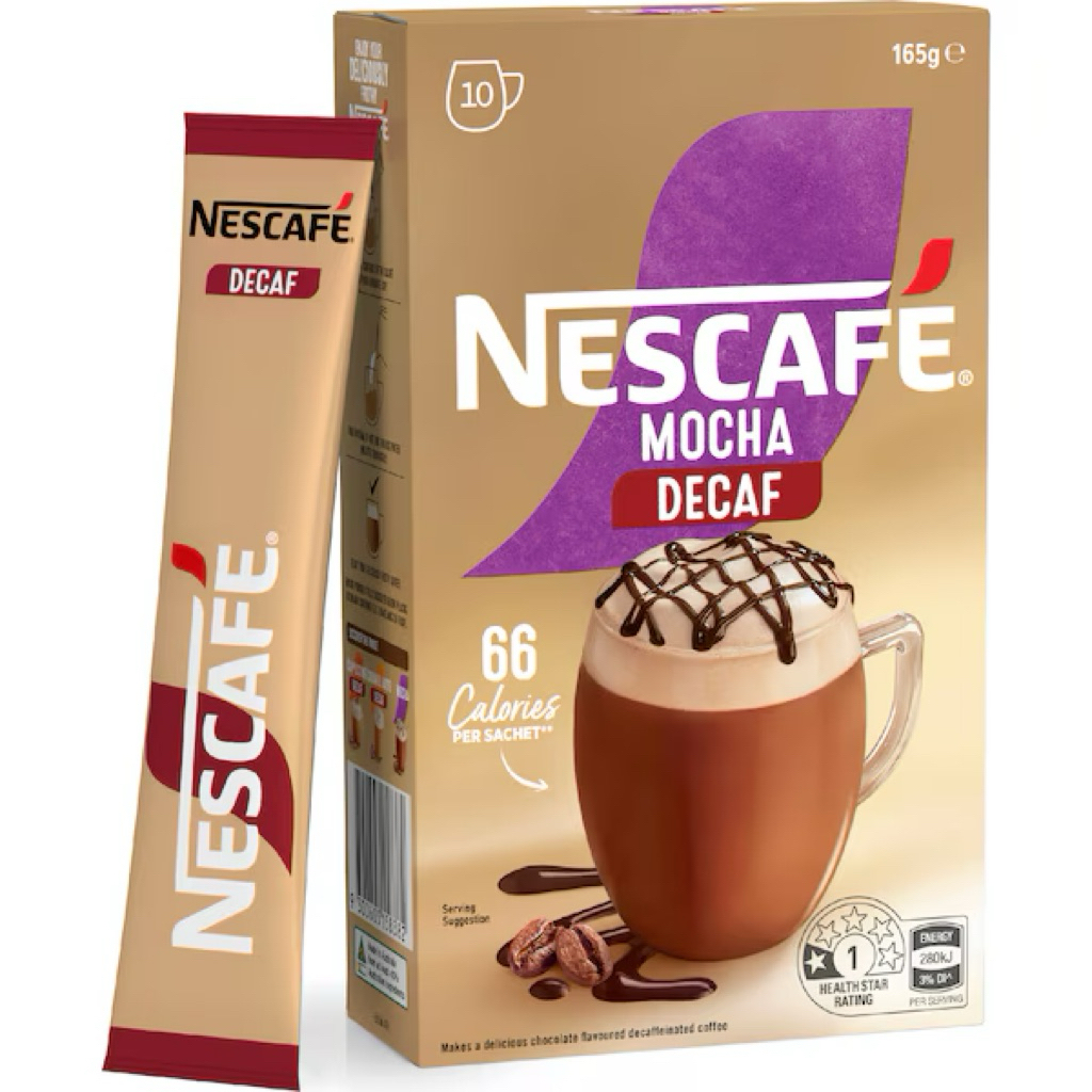 Nescafe Mocha Decaf Coffee Sachets 10 packs - Australia | Shopee ...