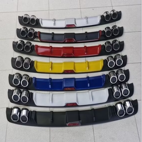 Universal Exhaust Bodykit Diffuser Double Muffler Imported | Shopee ...