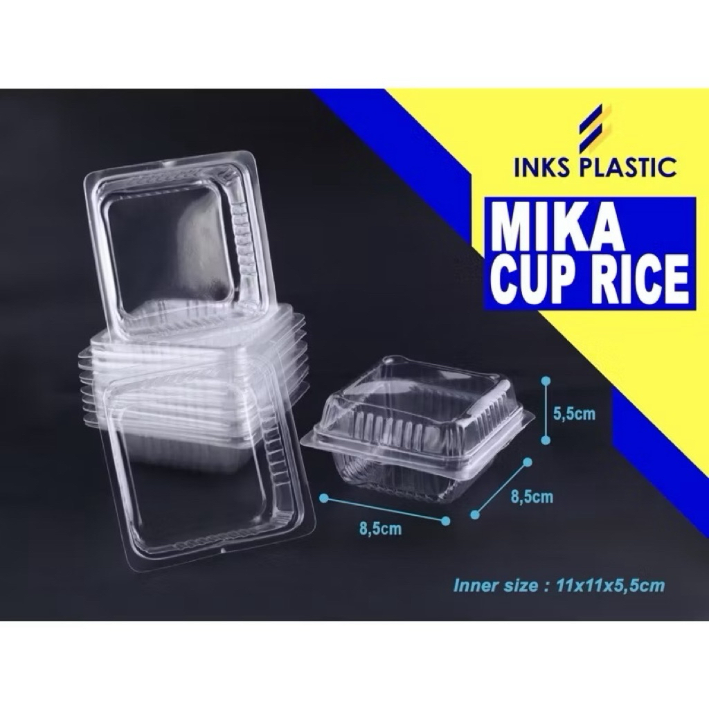 MIKA CUP RICE PRACTICAL FOOD PACKAGING (50 PCS) | Shopee Philippines