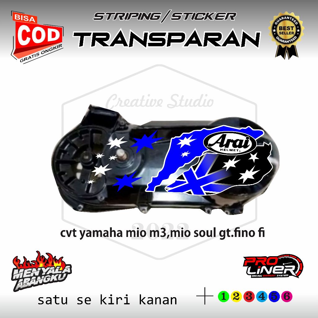 Mio m3.fino and Mio soul gt cvt tub stickers with simple flag motif ...