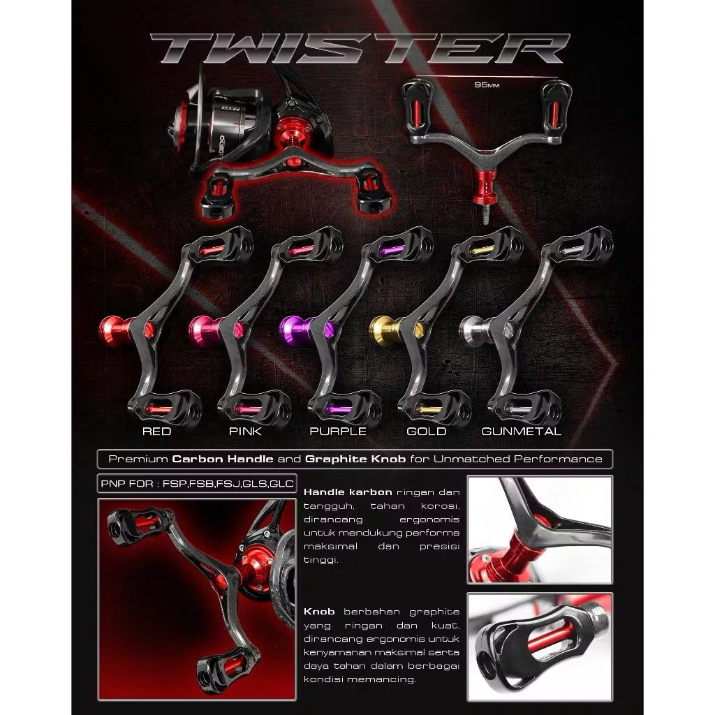 Double Handle Daido Twinhandle DSP Twister | Shopee Philippines