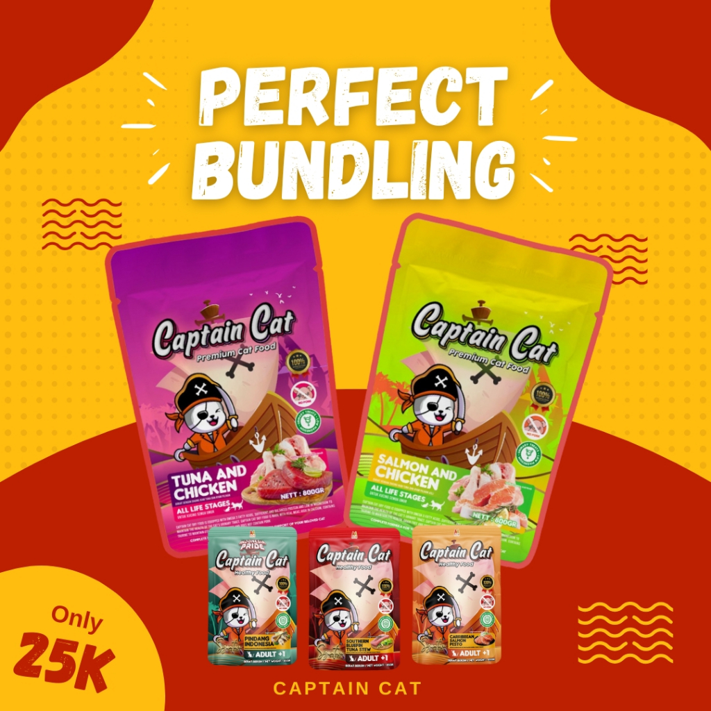 Special Bundling Captain Cat Dry Food | Shopee Philippines