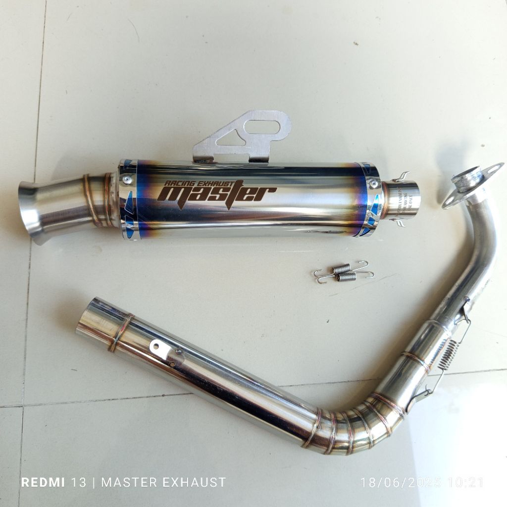 RACING EXHAUST MASTER JP NEW SALEMBA CHECKLIST HALF BLUE FULL SENTUM ...