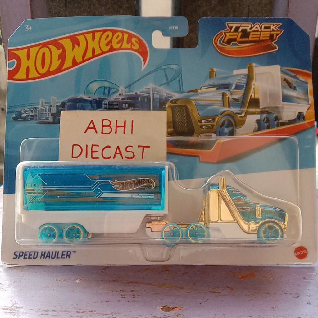 Hotwheels speed hauler clear version diecast hot wheels track fleet ...