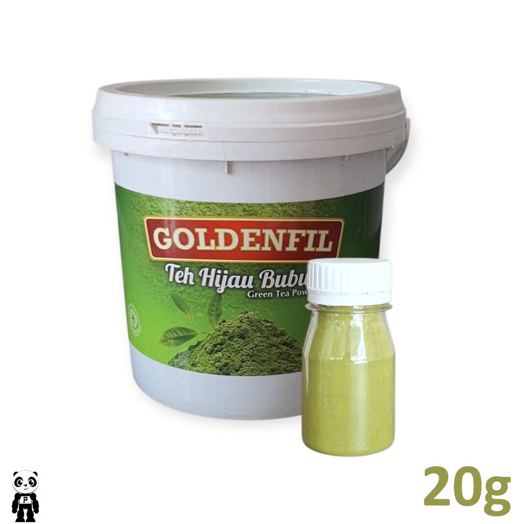 HIJAU Goldenfil Pure Matcha Green Tea Powder 20g | Shopee Philippines