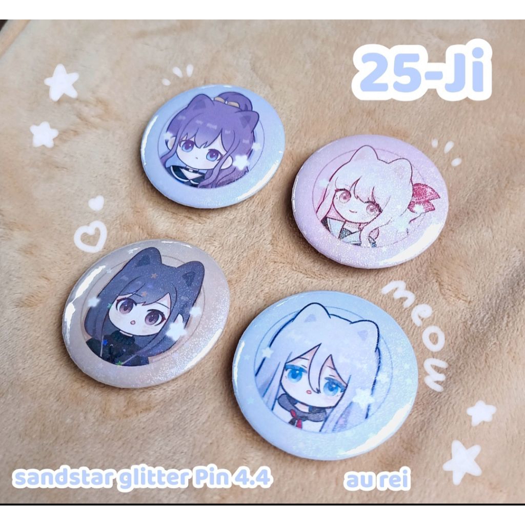 25-ji Nightcord de Project Sekai star glitter Pin | Kanade mafuyu ena ...