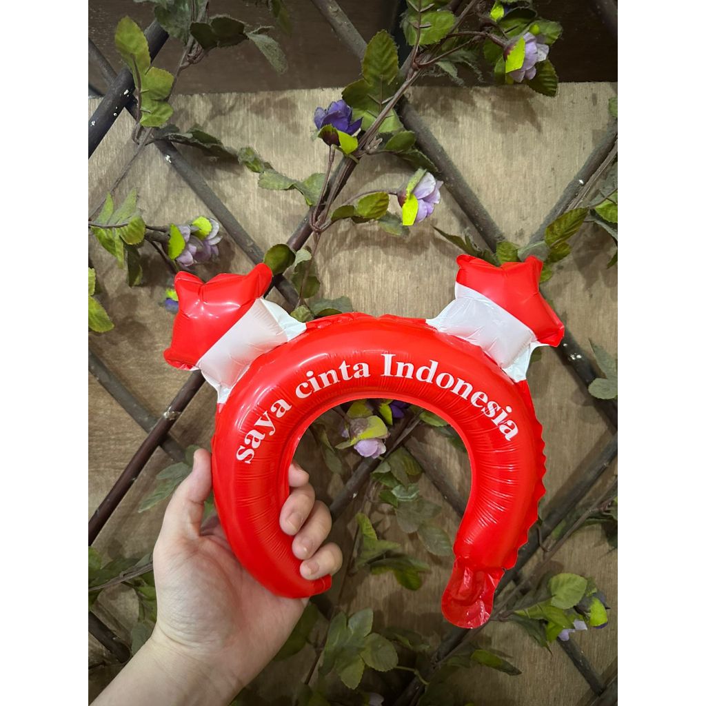 MERAH GALAXY FLORIST Headband 17 August / Indonesian Red and White ...