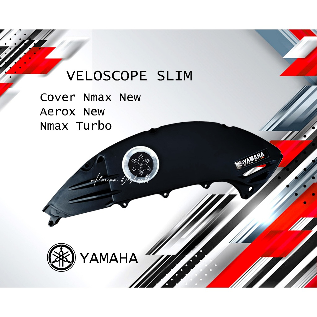 SLIM STAR VELOSCOPE NMAX NEW, AEROX NEW, NMAX TURBO NEO 2020-2025 WHITE ...