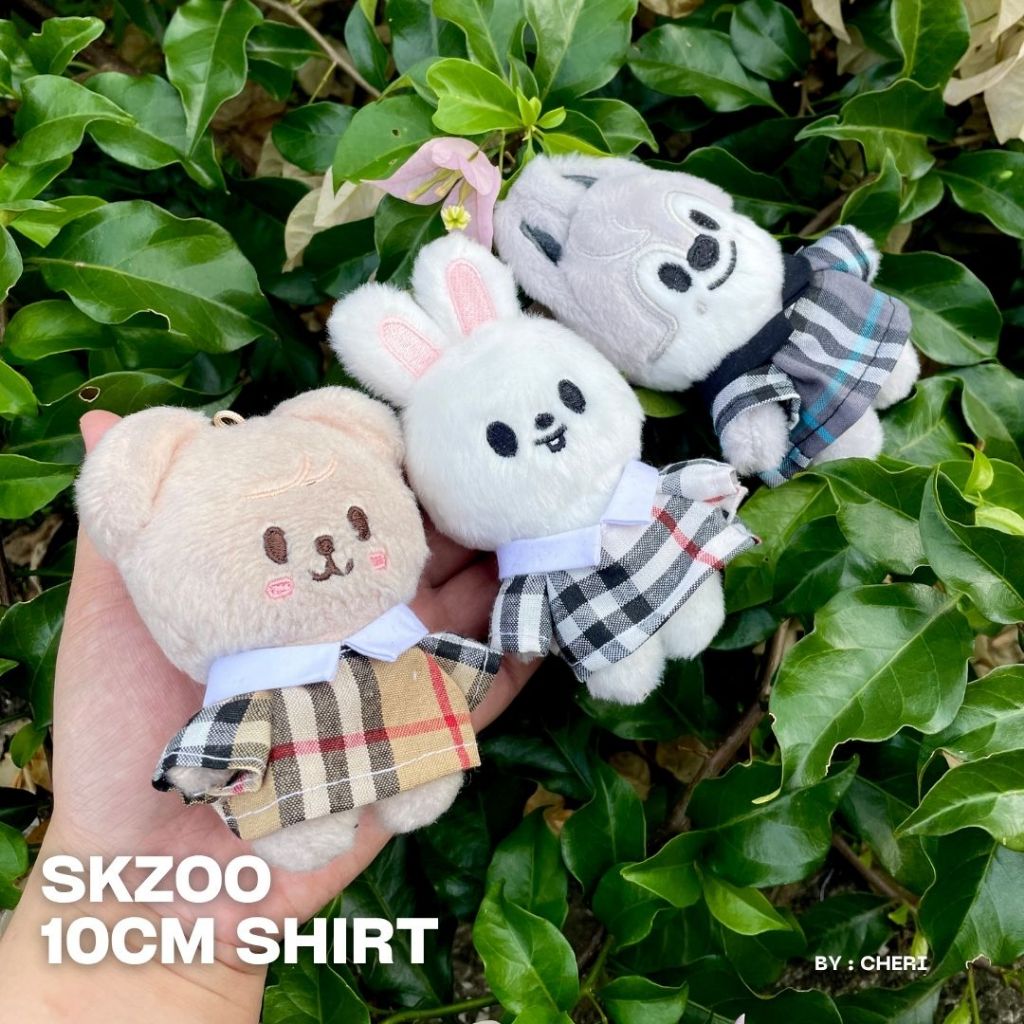 SKZOO Mini Shirt and Batik 10CM Plush Doll Clothes Stray Kids Wolfchan ...