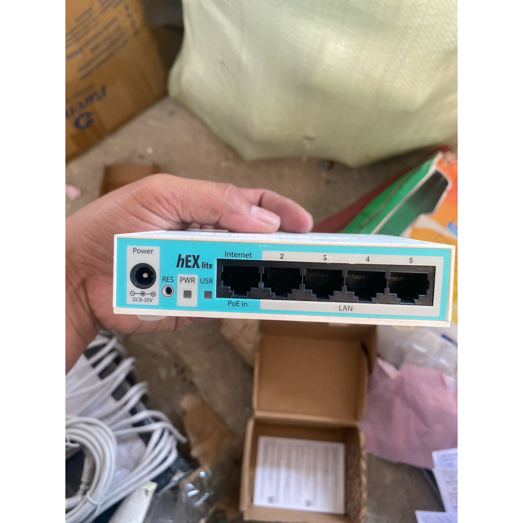 Mikrotik RB750r2 New Indoor Router hEX Lite RB750 r2 | Shopee Philippines