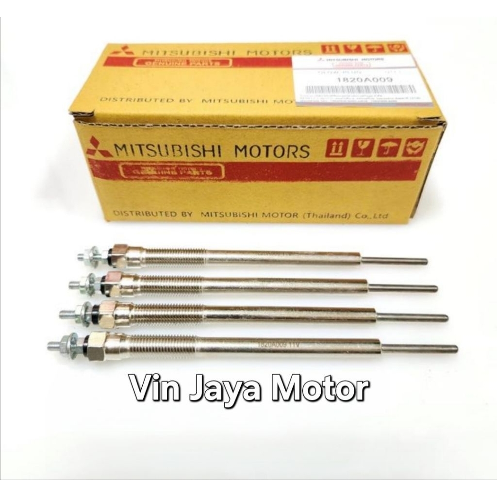 Original Mitsubishi Triton Glow Plug Heater Spark Plug 4Pc | Shopee ...