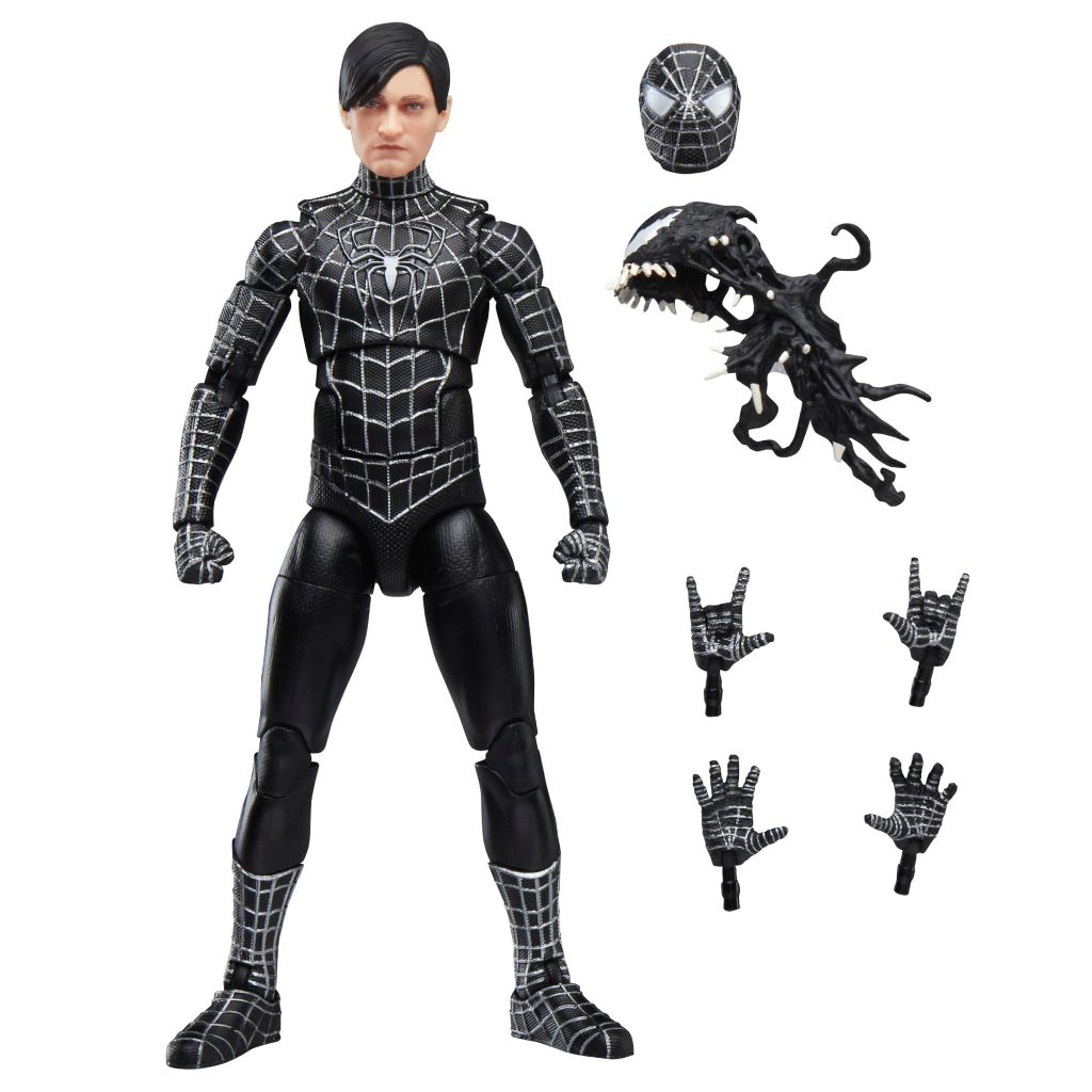 Marvel Legends Symbiote Spider Man 3 Tobey Maguire Action Figure Hasbro ...