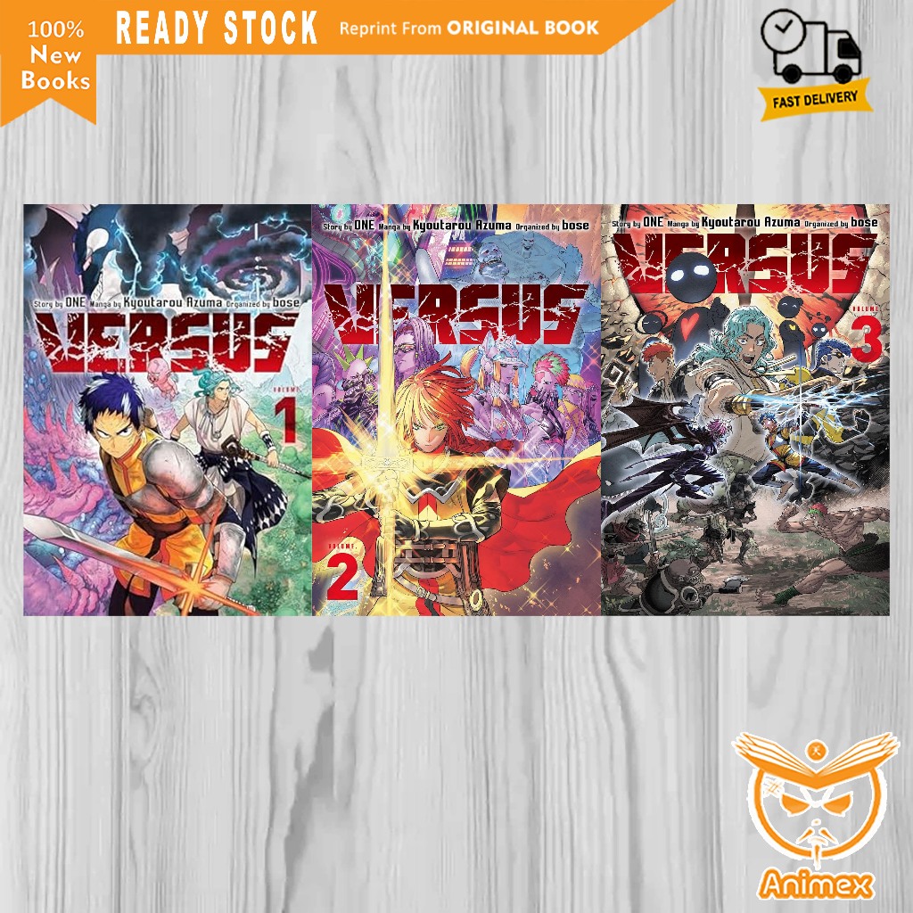 Manga comic: Versus vol 1-3 by ONE | Shopee Philippines
