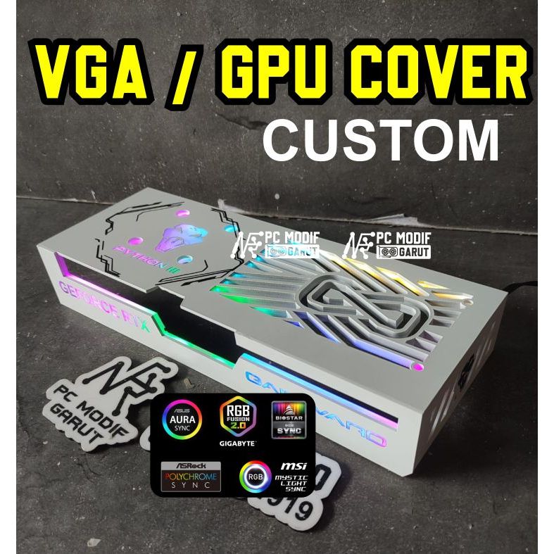 GPU COVER VGA ANIME EDITION CUSTOM LOGO ARGB LED CSUTOM SIZE | Shopee ...