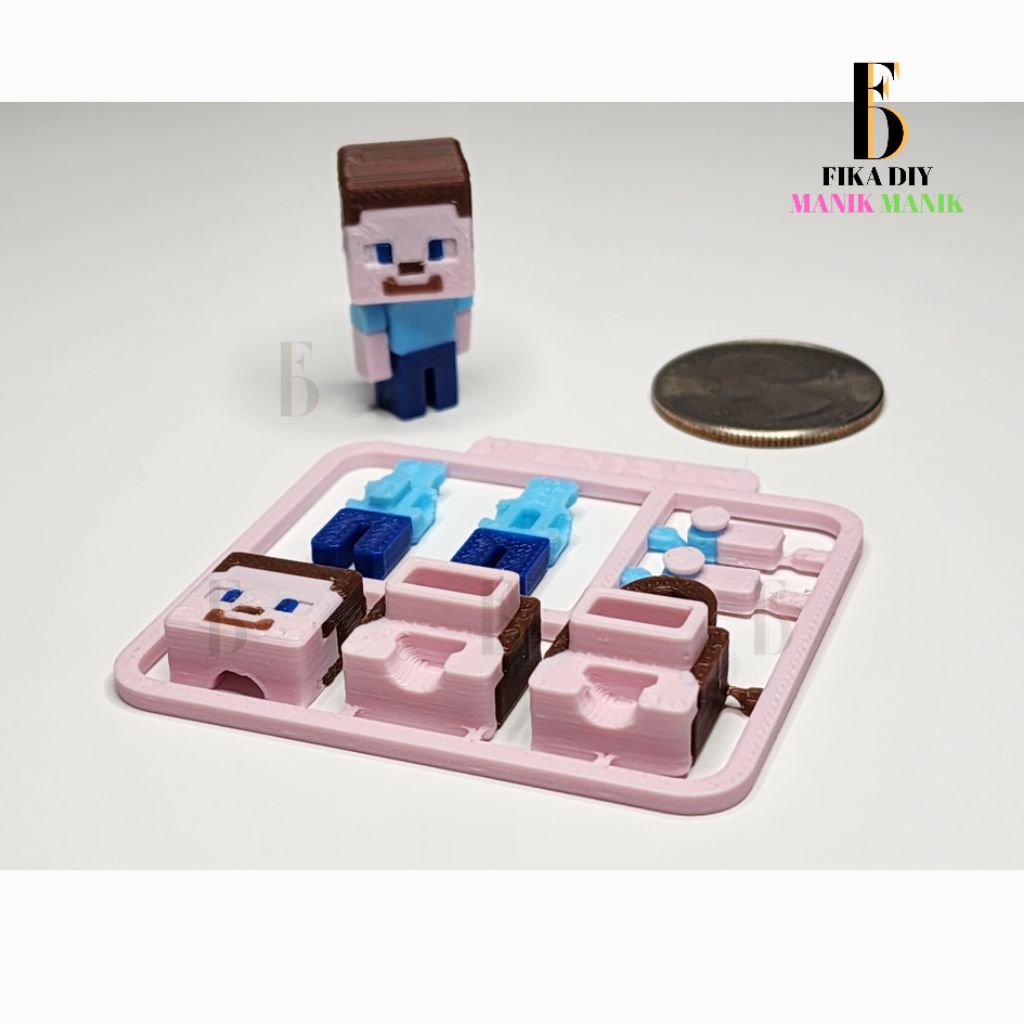 Minecraft Steve Mini Figure Kit | Shopee Philippines