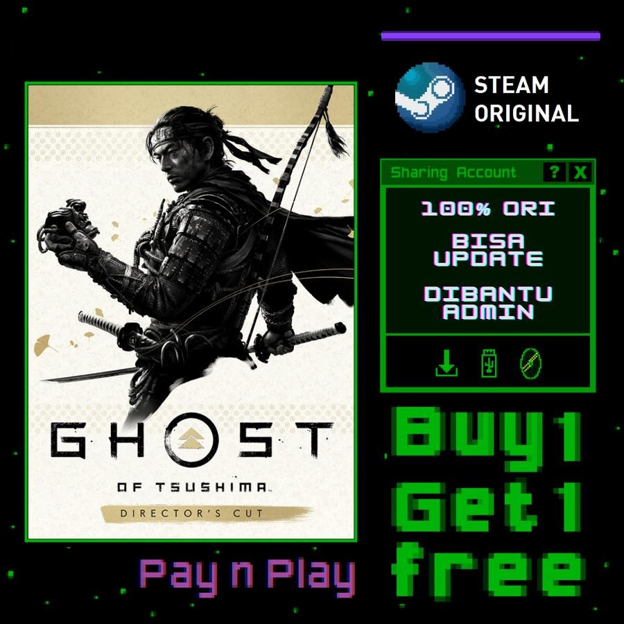 Ghost of Tsushima DIRECTORS CUT PC ORIGINAL ALL DLC Ghost of Tshima ...