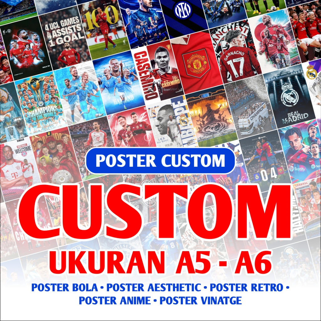 CUSTOM POSTER COSTUME POSTER SIZE A5 A6 BALL POSTER AESTHETIC POSTER ...