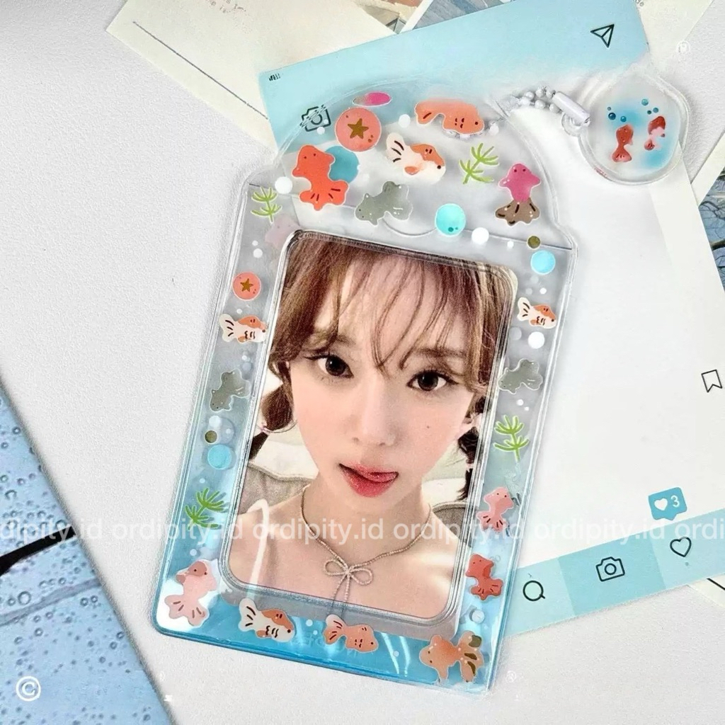 PHOTOCARD HOLDER CAHOL AQUARIUM MINI PVC CARDHOLDER FISH JUJUTSU KAISEN ...