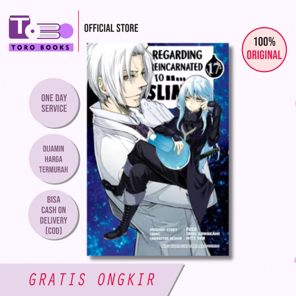 Rubling Reincarnated to Slime 17 - Taiki Kawakami | Shopee Philippines