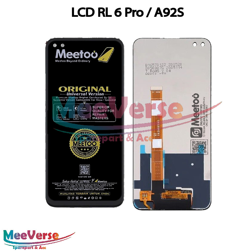 LCD OP A92S/RL 6 PRO/REN0 4Z 5G MEETOO FULLSET COMPLETE | Shopee ...