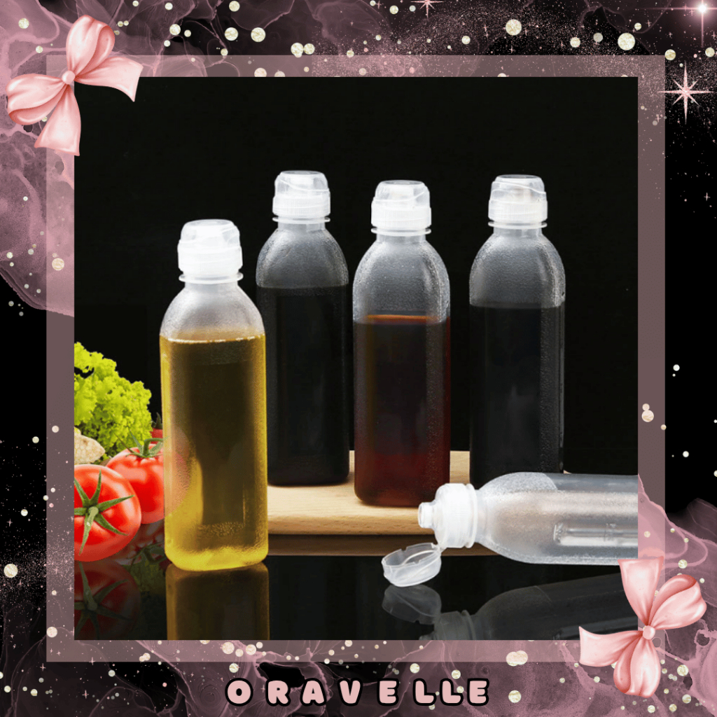 ORAVELLE ANTI-SPILL SAUCE OIL BOTTLE MULTIFUNCTIONAL FLIPTOP BOTTLE ...