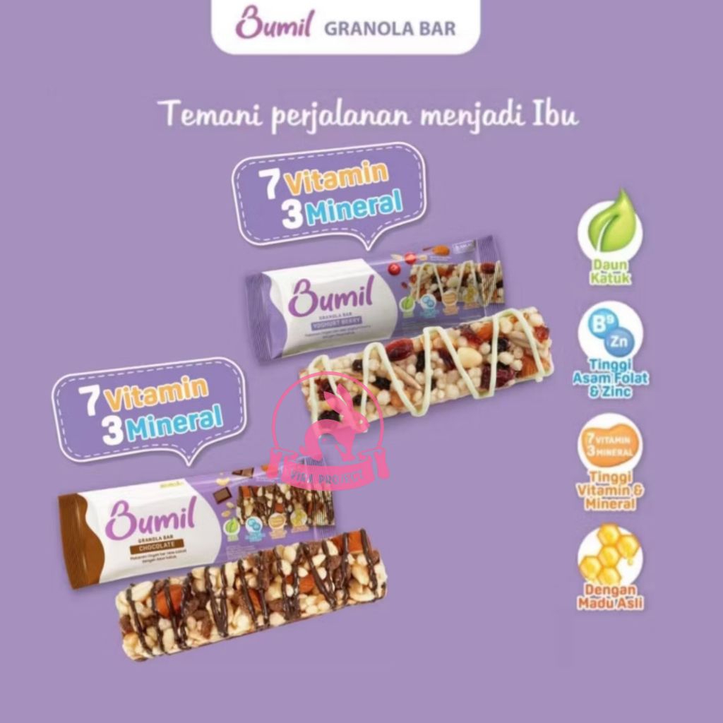 BUMIL GRANOLA BAR SNACKS FOR PREGNANT BREASTFEEDING WOMEN | Shopee ...