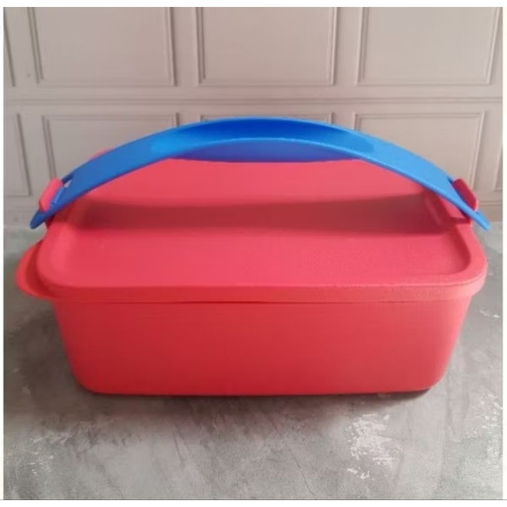 Tupperware Deep Click To Go 1-tier lunch box with handle, picnic ...