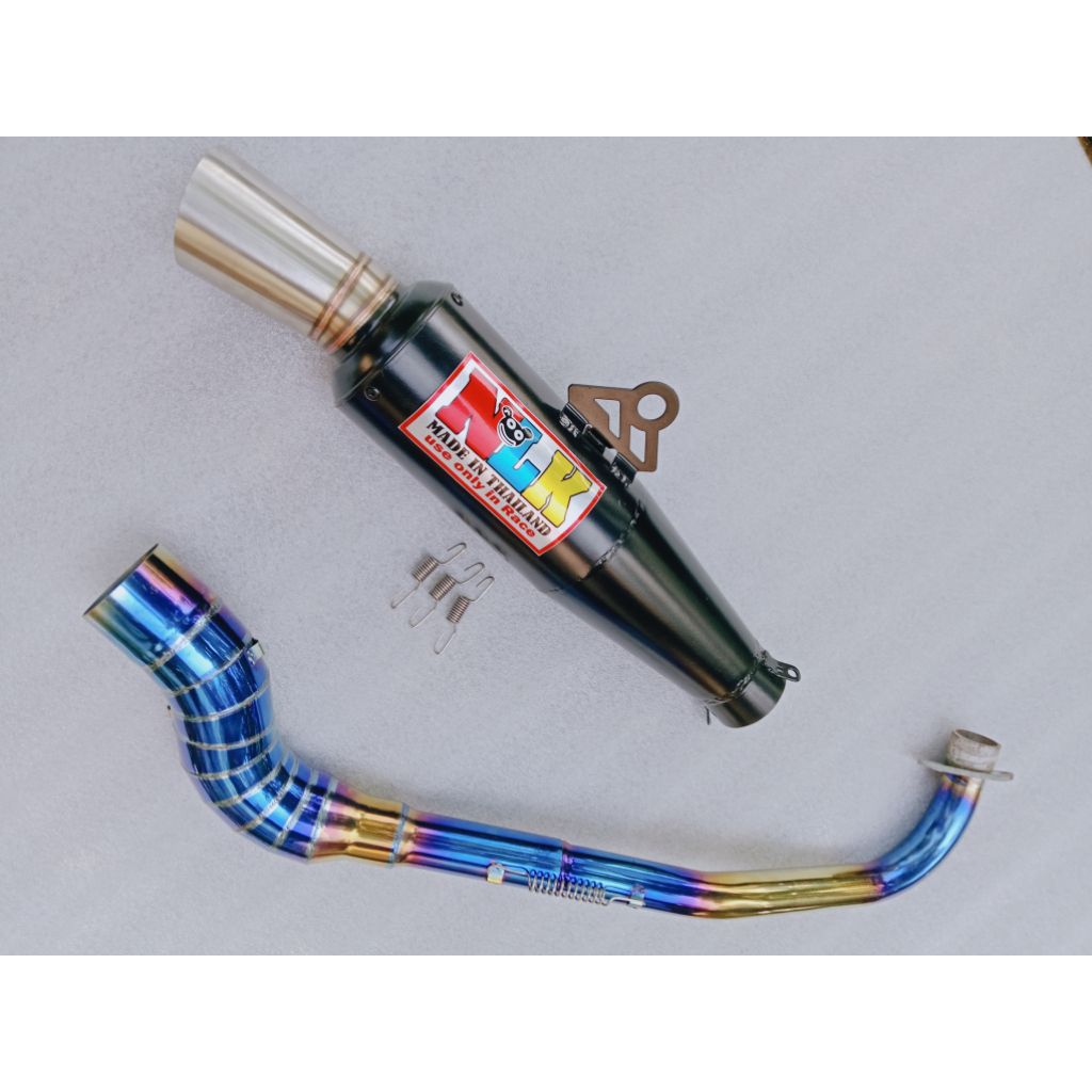 NLK Pipe canister contour open specs exhaust pipe for Wave 125 Xrm 110/ ...