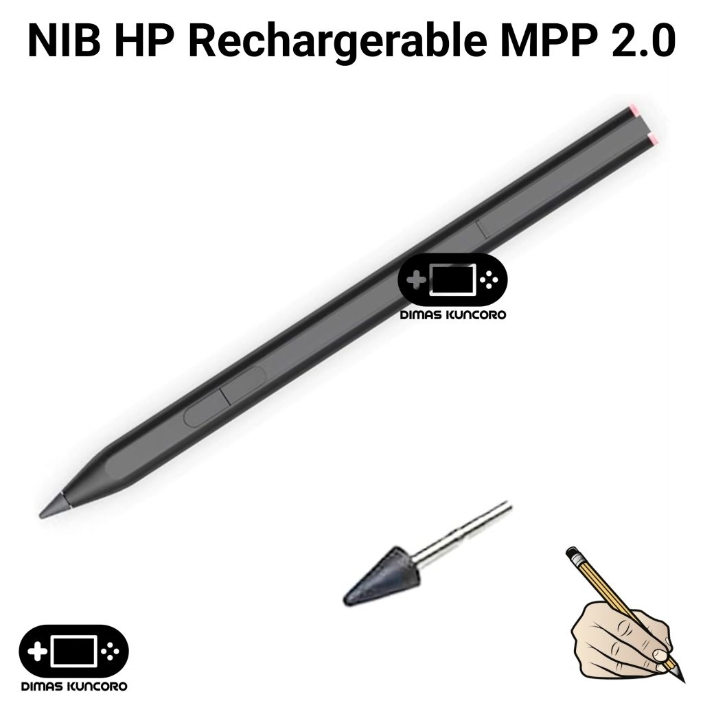 NIB HP Rechargeable MPP 2.0 stylus tip tilt pen nibs smartpen replacement | Shopee Philippines