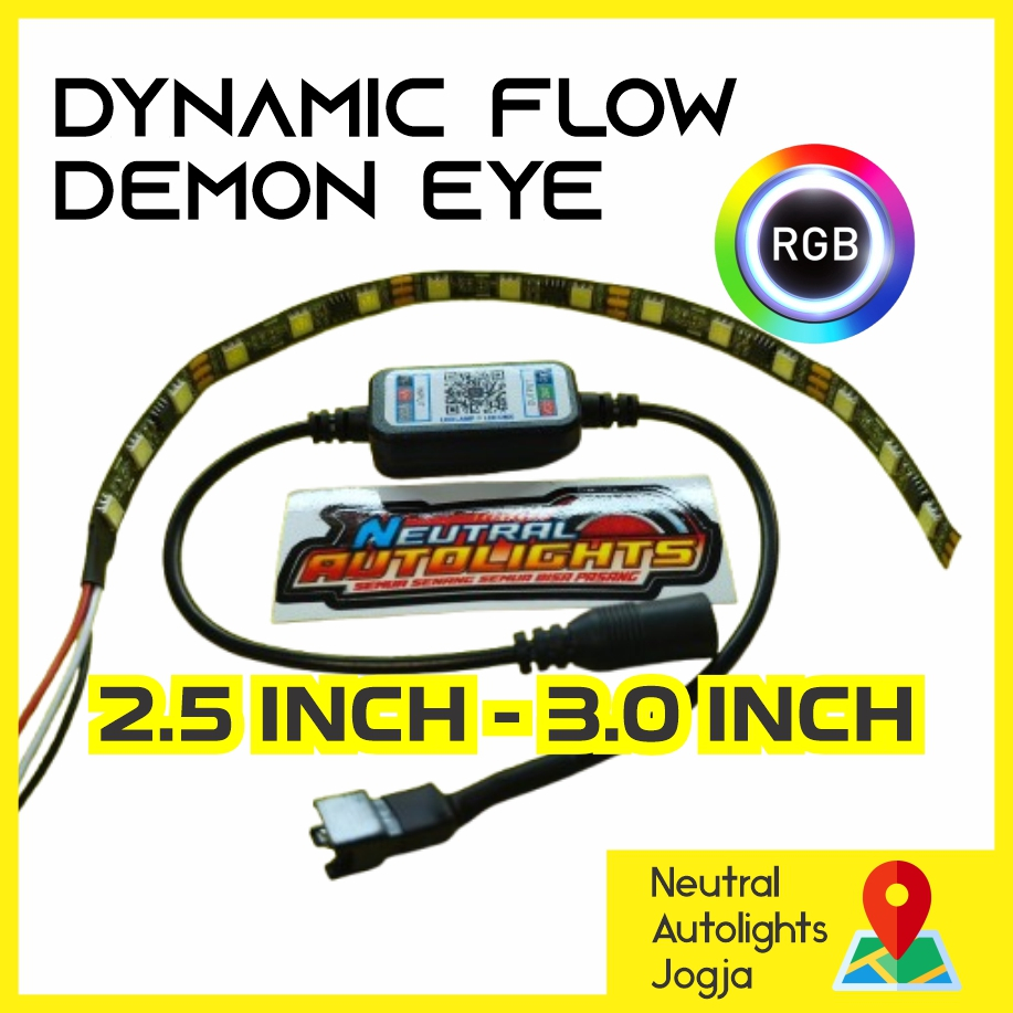 DEMON RGB DMX DYNAMIC FLOW | Devil Eye Matrix Running Biled Module Led ...