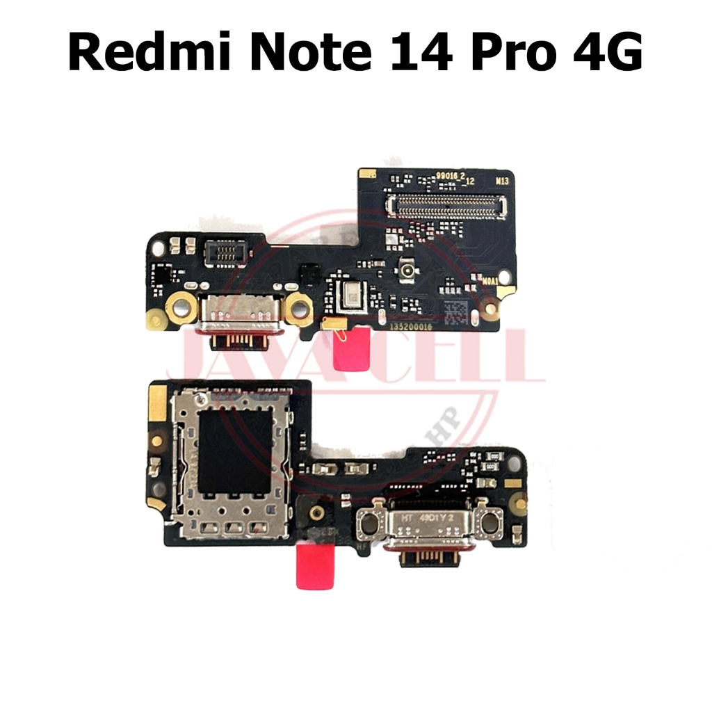 Flexible Charger Connector + Mic Con Simcard Xiaomi Redmi Note 14 Pro ...