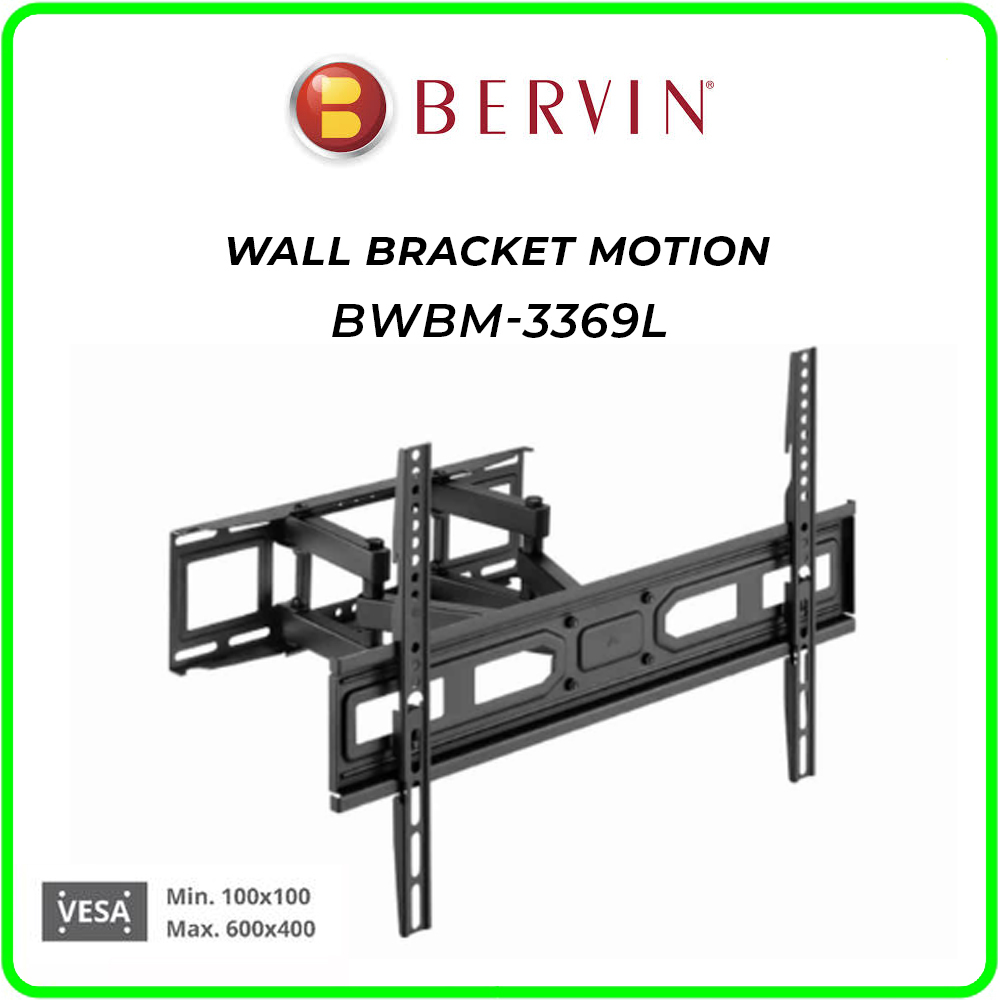 Bervin Wall Bracket Motion for TV 37" - 80" Inch | BWBM-3369L | Shopee ...