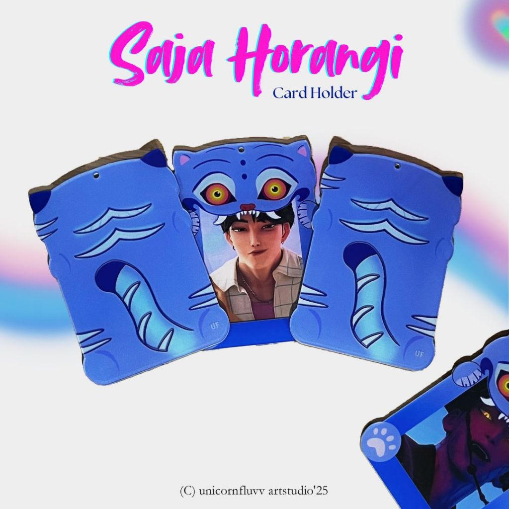 Saja Boys Derpy Hrangi Kpop Demon Hunters inspired Jinu Acrylic Card Holder Photocard | Shopee ...