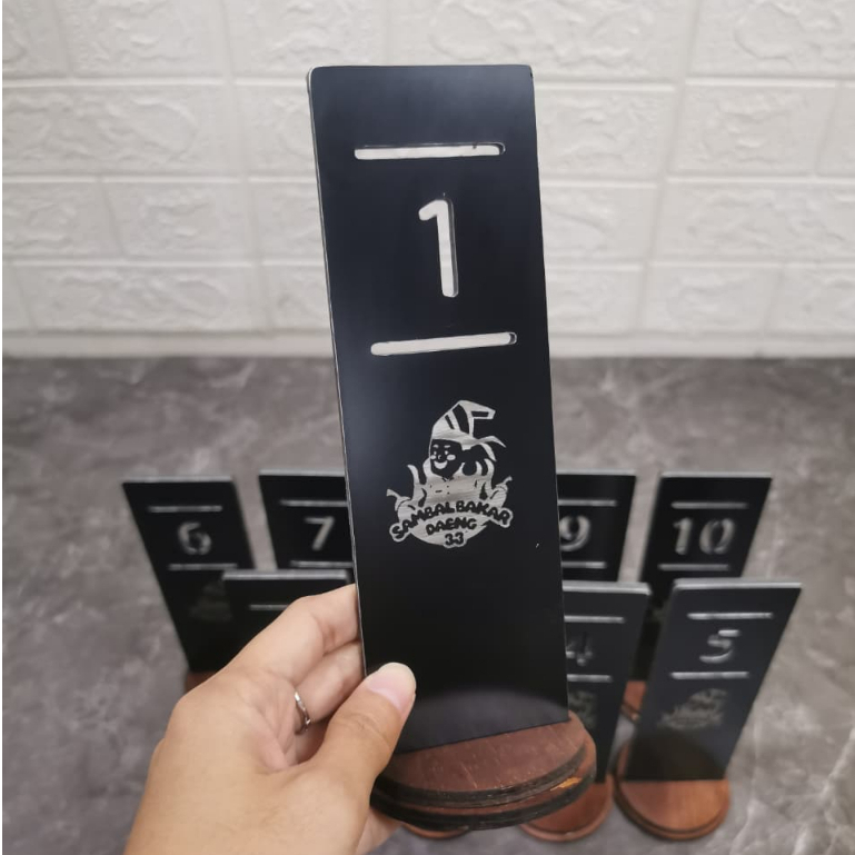 ACP Table Number 20cm Restaurant Cafe Table Marker | Shopee Philippines