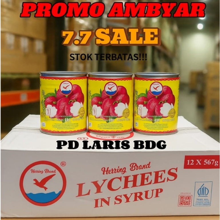 [EXP 2028] HERRING Lychee in Syrup Can - Canned Lychee herring / su ...