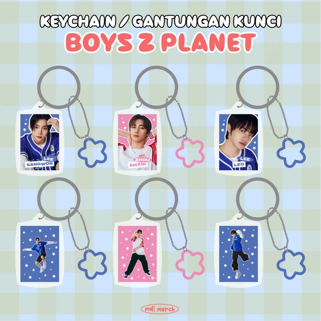 GANTUNGAN BOYS 2 PLANET / BOYS II PLANET / BOYS PLANET 2 / KEYCHAIN ...