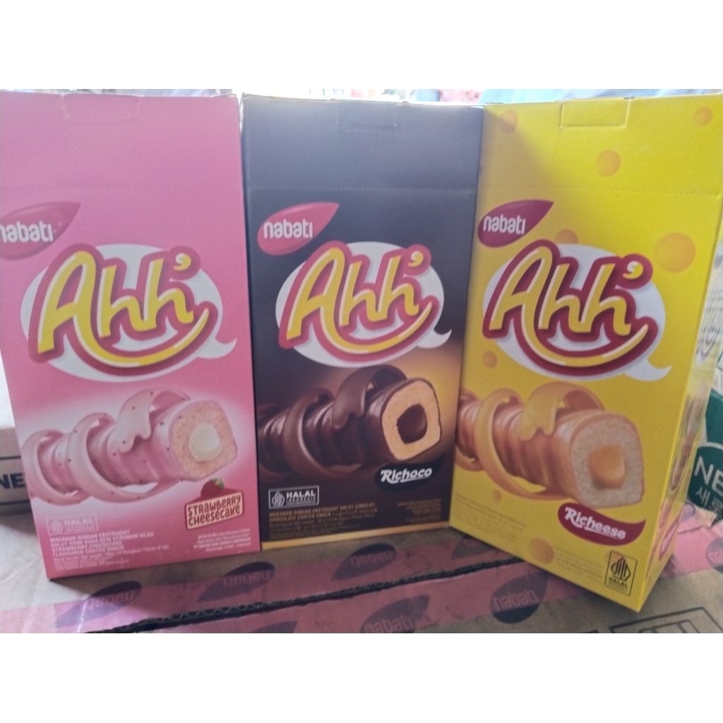 Richeese Nabati Ahh Long box 9gr (1 box contains 10 pcs) | Shopee ...