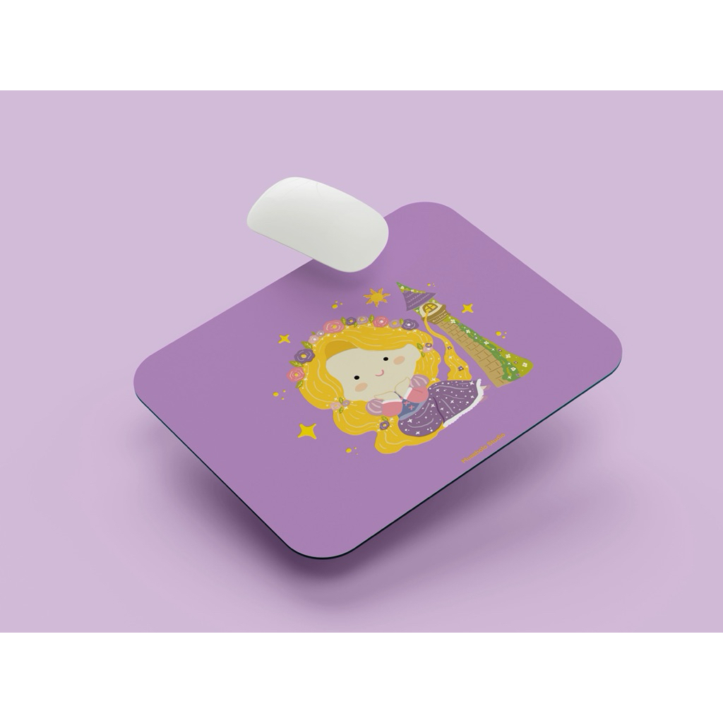 Rapunzel mousepad | Belle, Tinkerbell, Mermaid, Cinderella | Disney ...