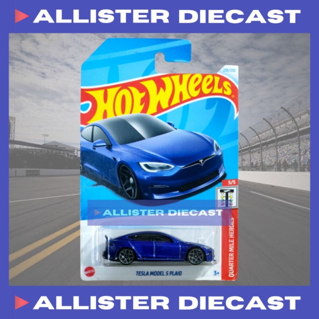 Hot Wheels Tesla Model S Plaid Hotwheels Tesla Model S Plaid Blue HW ...