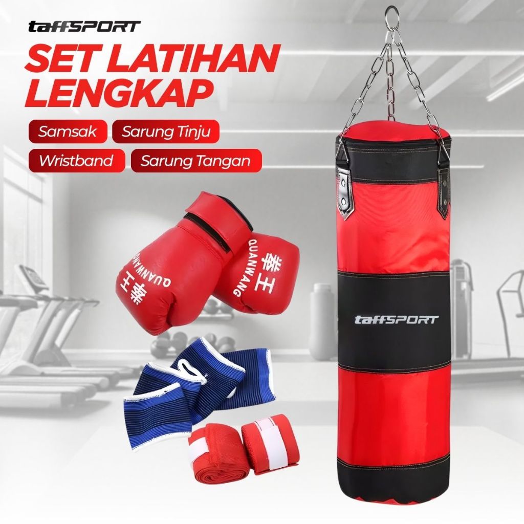 SH8 8 in 1 punching Bag Complete 80-100cm Muaythai Boxing MMA punching ...