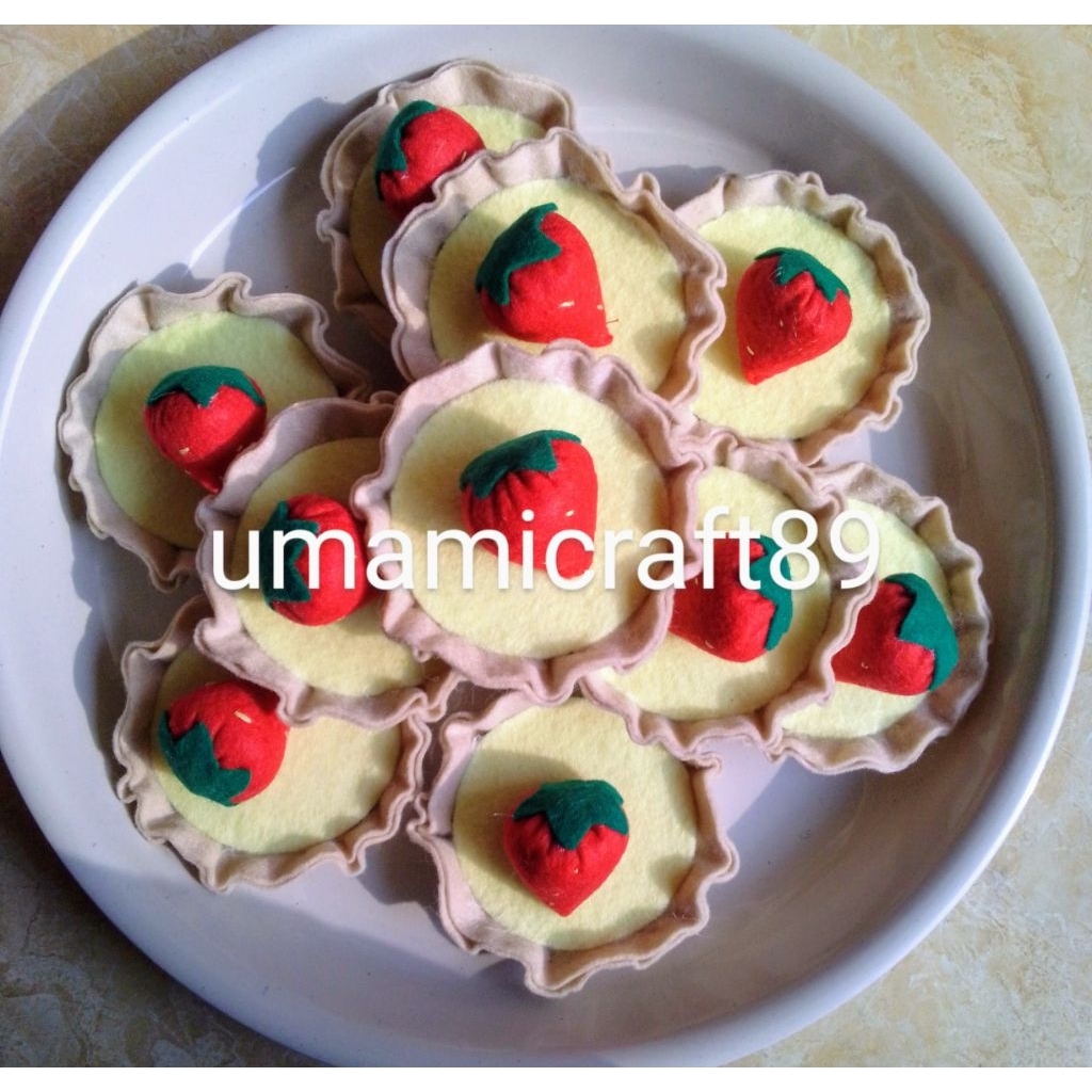 REPLIKA Replica Fruit Pie Cake / Flannel Toys Market Snack Cakes ...