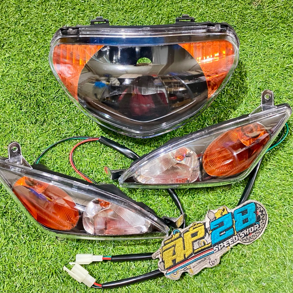 MIO SPORTY 5TL HEADLIGHT REFLECTOR AND TURN SIGNAL LIGHT (STANDARD ...